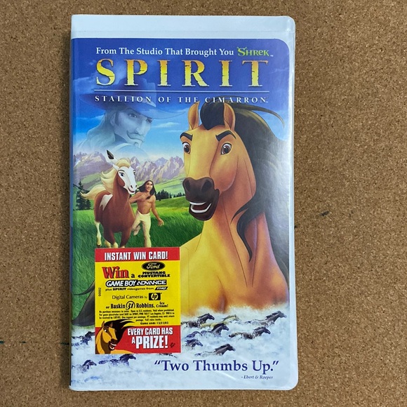 Dreamworks | Media | Dreamworks Spirit 202 Vhs Tape | Poshmark